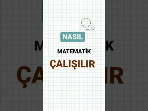 Nasıl matematik çalışılır? | Matematik çalışma taktikleri