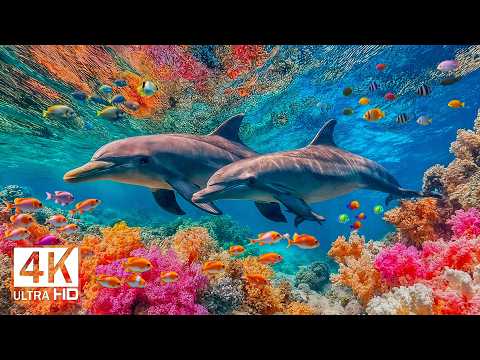 Büyleyici Mercan Resifi 4K 🐠 Derin Rahatlama İçin Çarpıcı Deniz Yaşamı ve Renkli Tropikal Balıklar