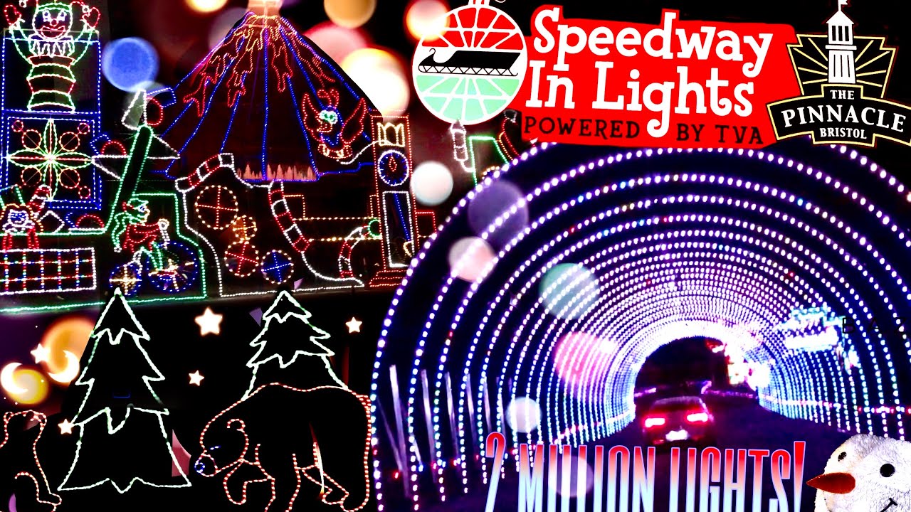 Pinnacle Speedway In Lights 2020 Bristol TN |2 million lights| Bristol Motor Speedway - YouTube