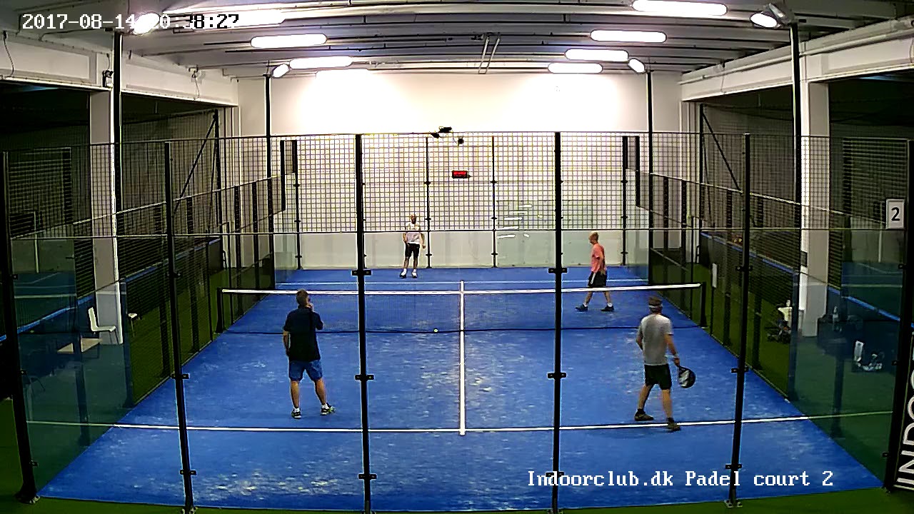 Indoorclub.dk Padelbane 2 14-08-2017 20:00 - 22:00 video 1/2 - YouTube