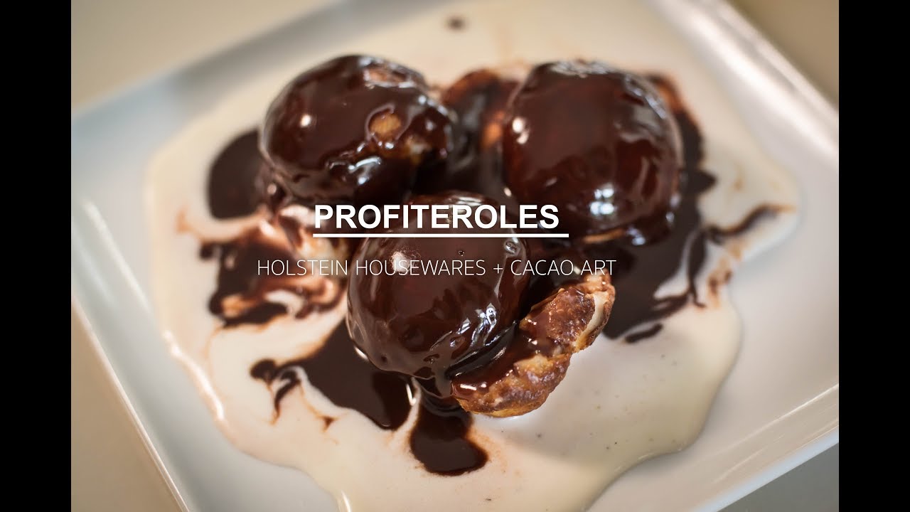 Delicious Profiteroles Made in Holstein's Cakepop Maker - YouTube
