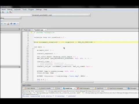 Allegro Game Programming Tutorial Series - Part 7 - Game Timing - YouTube