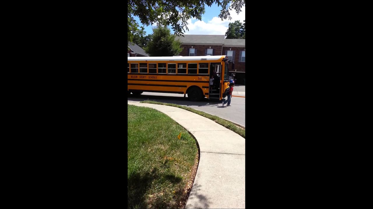 1st bus ride - YouTube