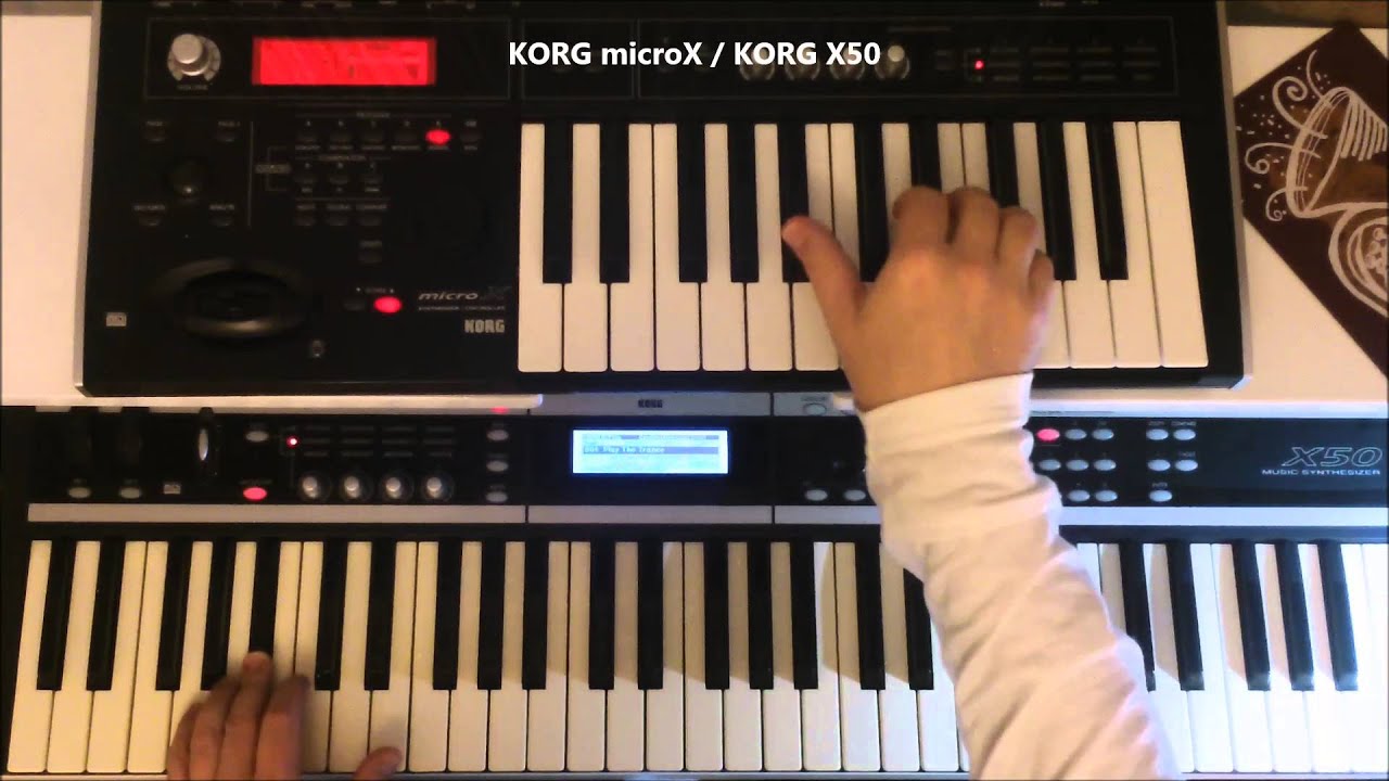 Korg MicroX and Korg X50 - YouTube