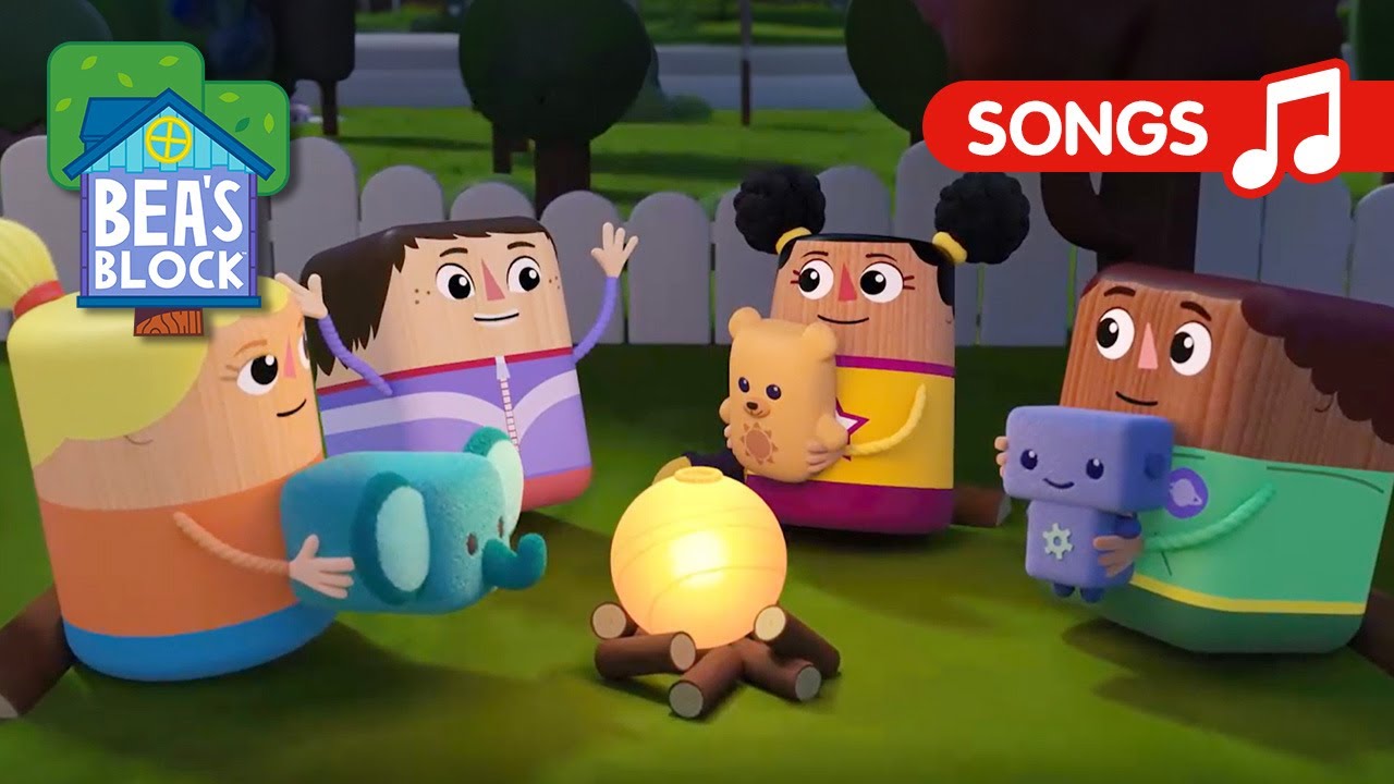 Bea's Block Songs | Camping with Friends - YouTube