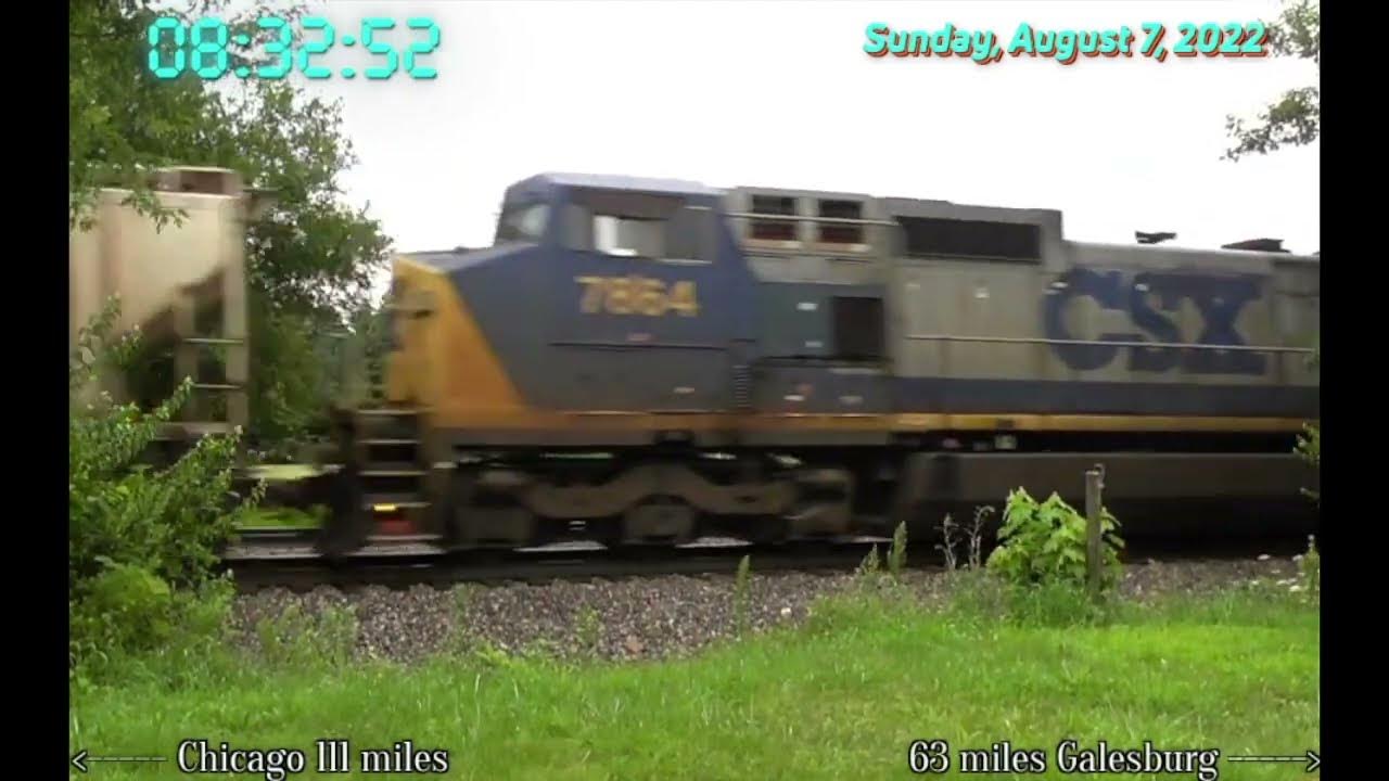 8/7/22 Wyanet, IL Trains w/ Pepsi, OLS Amtrak, CSX Leaders, Ferromex - YouTube