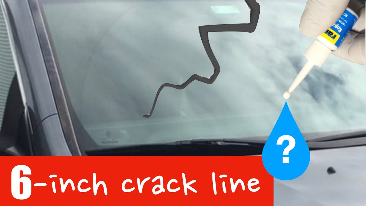 Windshield Long Crack Repair with RainX Kit - 0 Issue after 2 YEARS ...