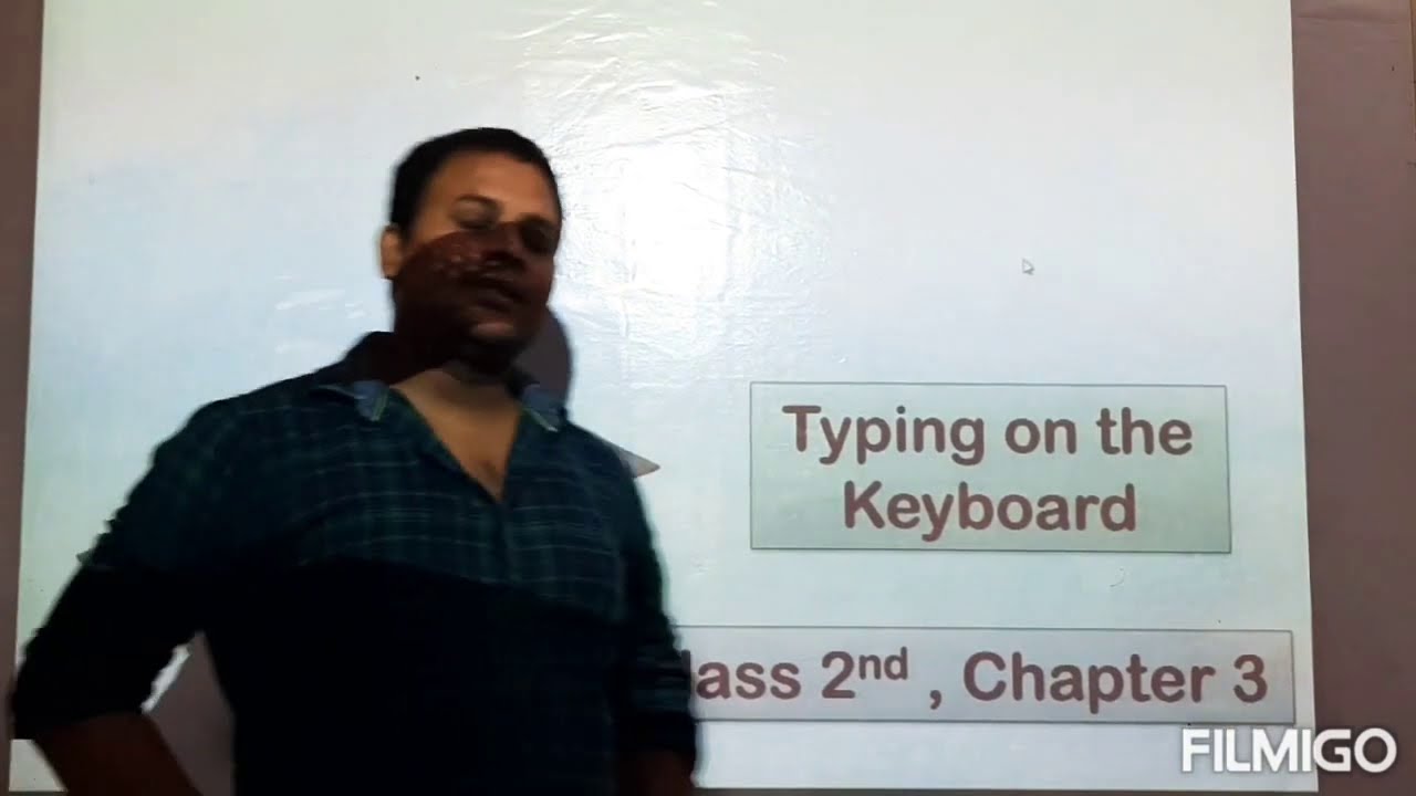 Typing on the Keyboard |Class 2nd|Computer |Chapter 3|Online Classes ...
