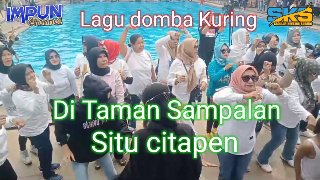 lagu Domba Kuring Di Taman Wisata Sampalan Situ citapen - YouTube