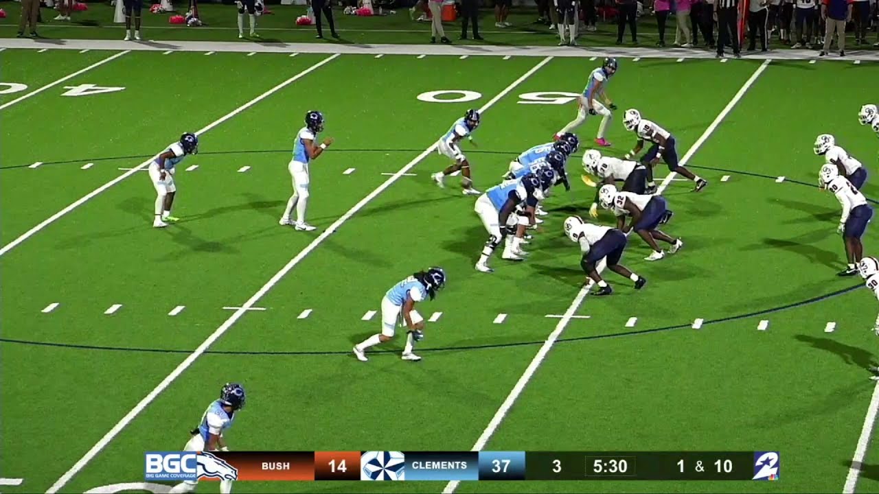 Bush vs Clements BGC Houston Football - Week 9, 2023 - YouTube