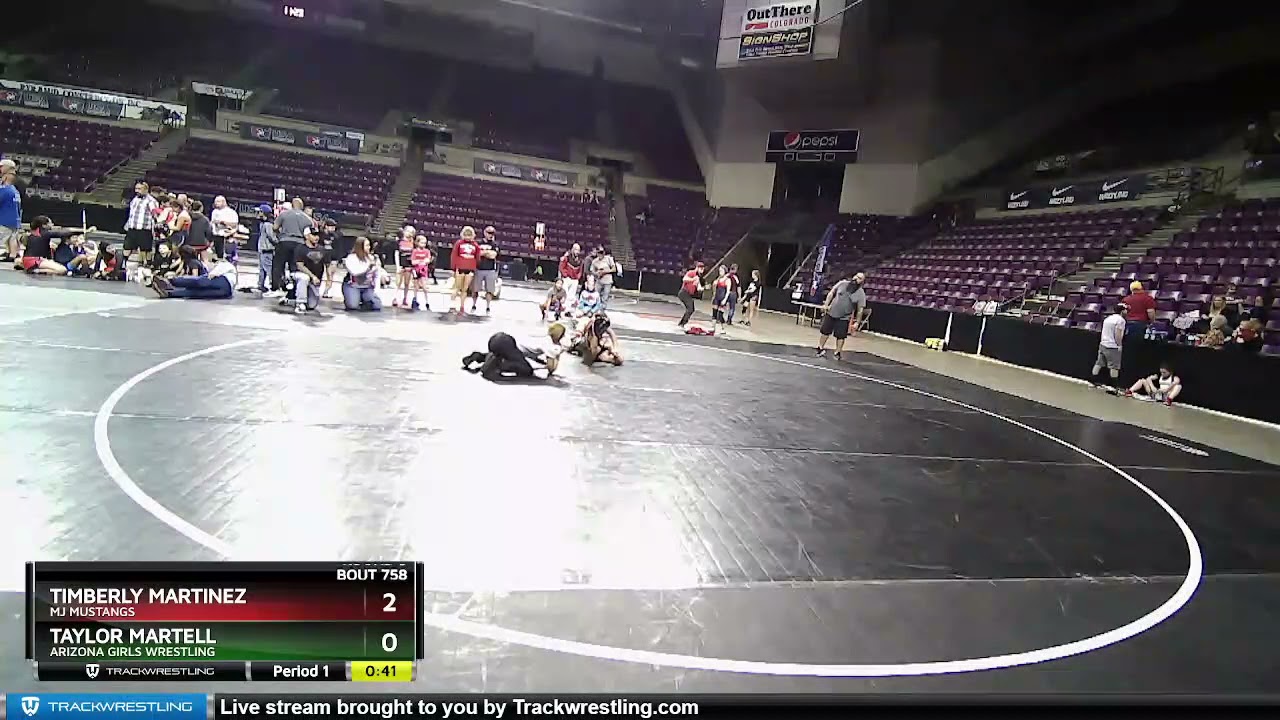 108 Lbs Round 3 - Timberly Martinez, MJ Mustangs Vs Taylor Martell ...