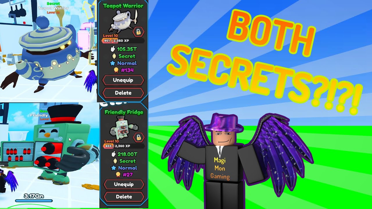 REVIEWING THE NEW KITCHEN SECRET PETS | Roblox Tapping Legends X - YouTube