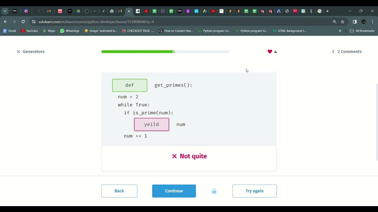 87 Generators | Python Developer | Sololearn - YouTube