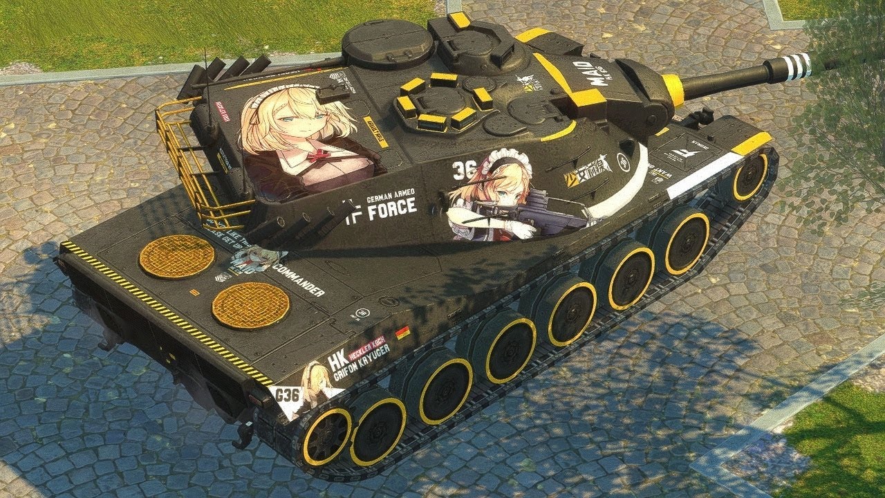Kpfpz 70 «G36 GFL»-STEAM/LESTA-МОД ОТ PoltergeistWorkshop(ForBlitz ...