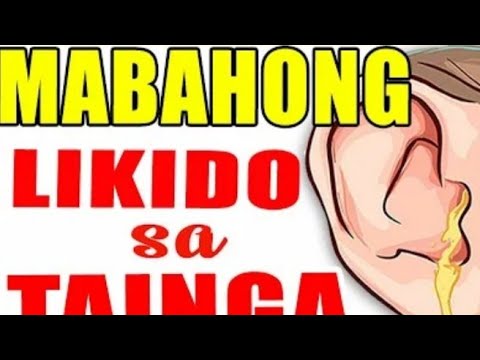 PAANO MAWALA ANG MABAHING AMOY NG TAINGA