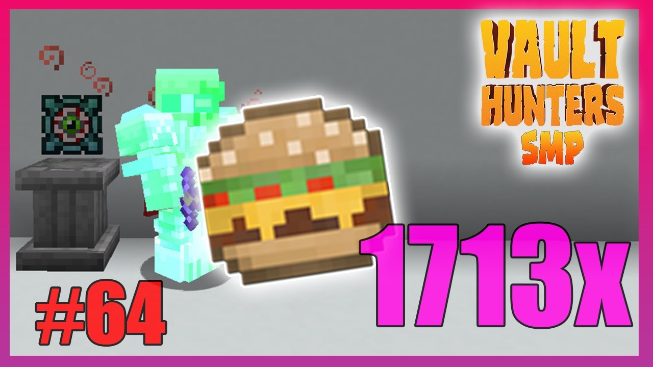 EATING 1,713 VAULT BURGERS!! - Minecraft Vault Hunters SMP eps 64 - YouTube