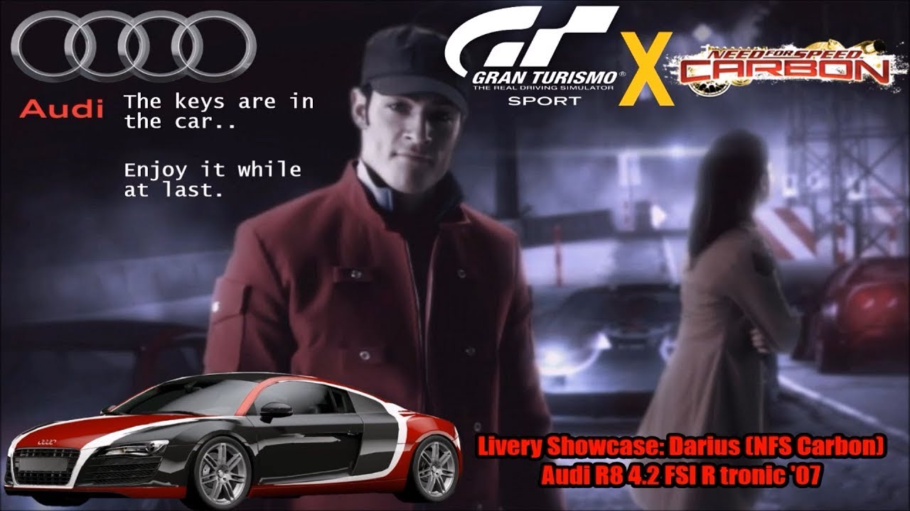GT Sport - Livery Showcase: Darius (NFS Carbon) #1 | Audi R8 4.2 FSI R ...