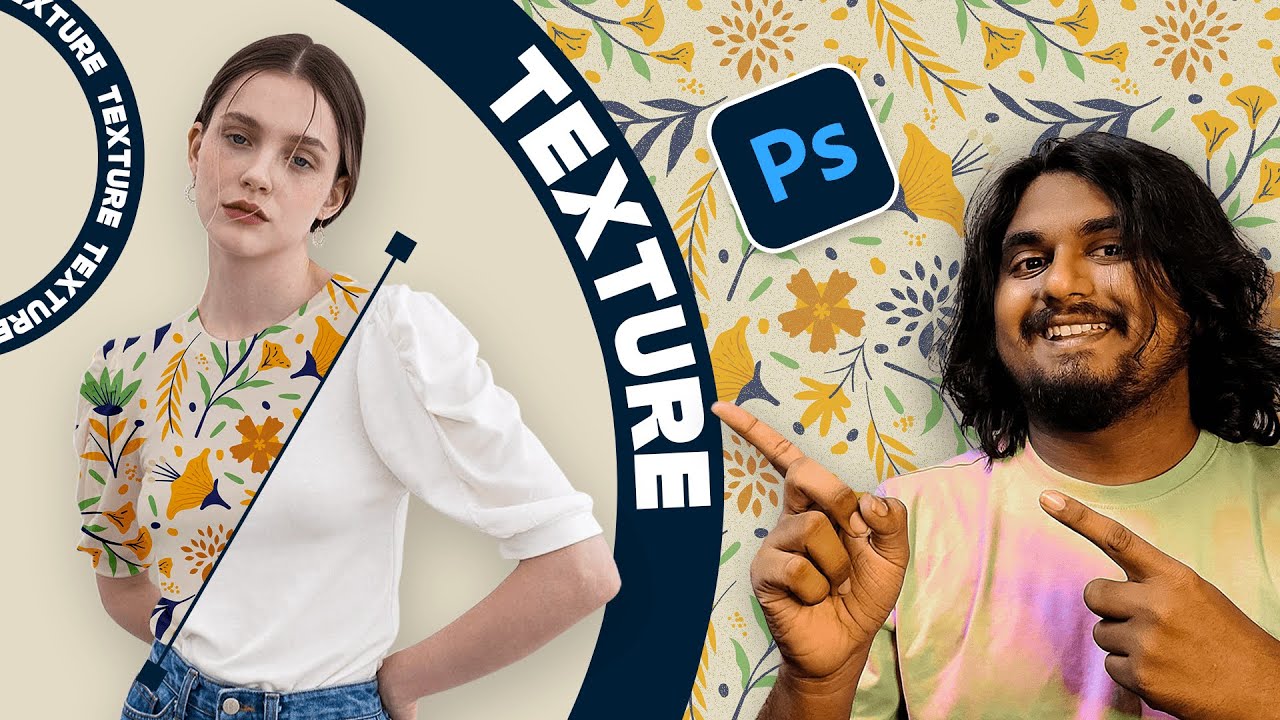Pattern Design to Clothes in Photoshop | T-shirt texture design - YouTube