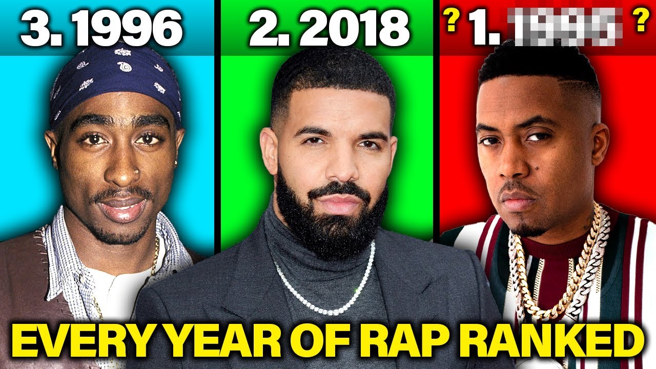 RANKING EVERY YEAR OF RAP MUSIC [1979 - 2021] - YouTube