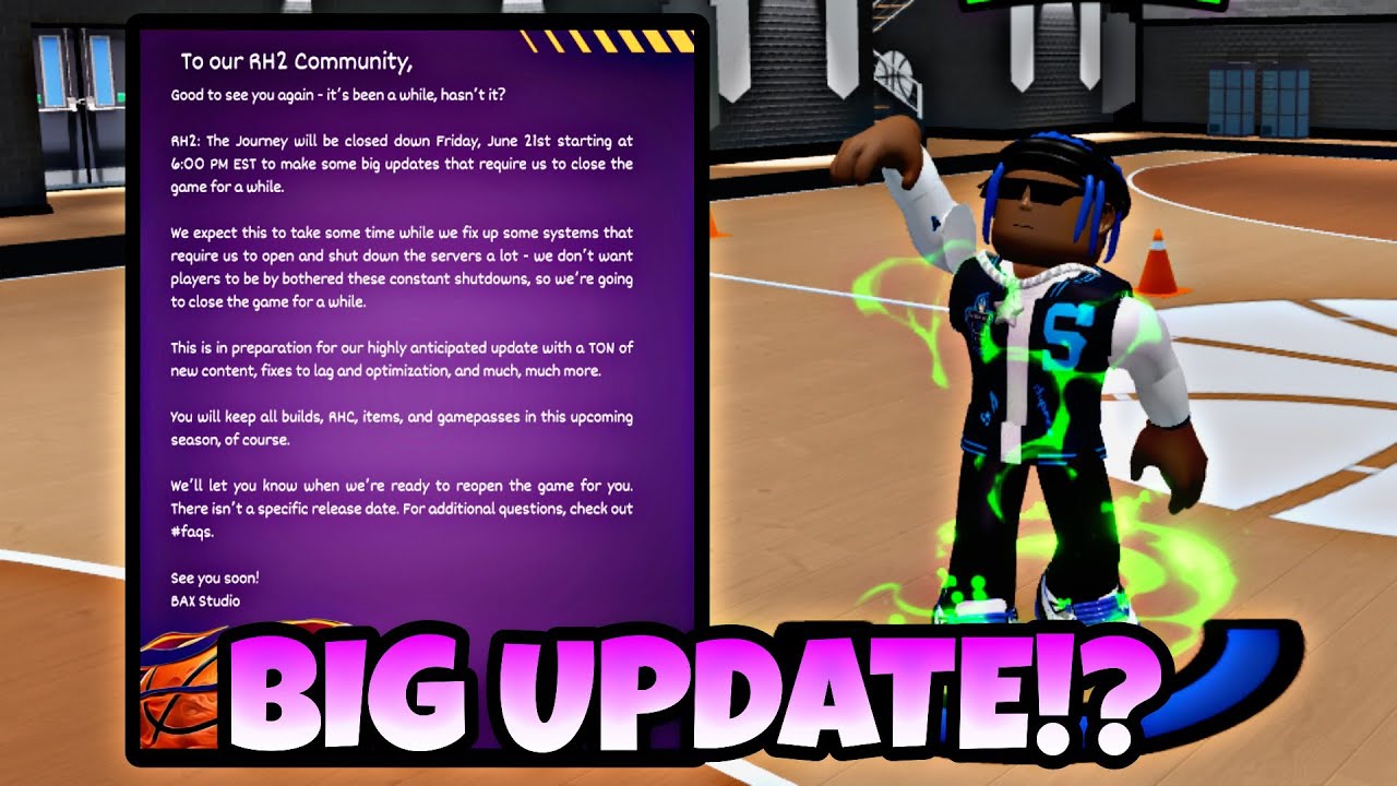 Roblox RH2 The Journey HUGE UPDATE IS COMING?! - YouTube