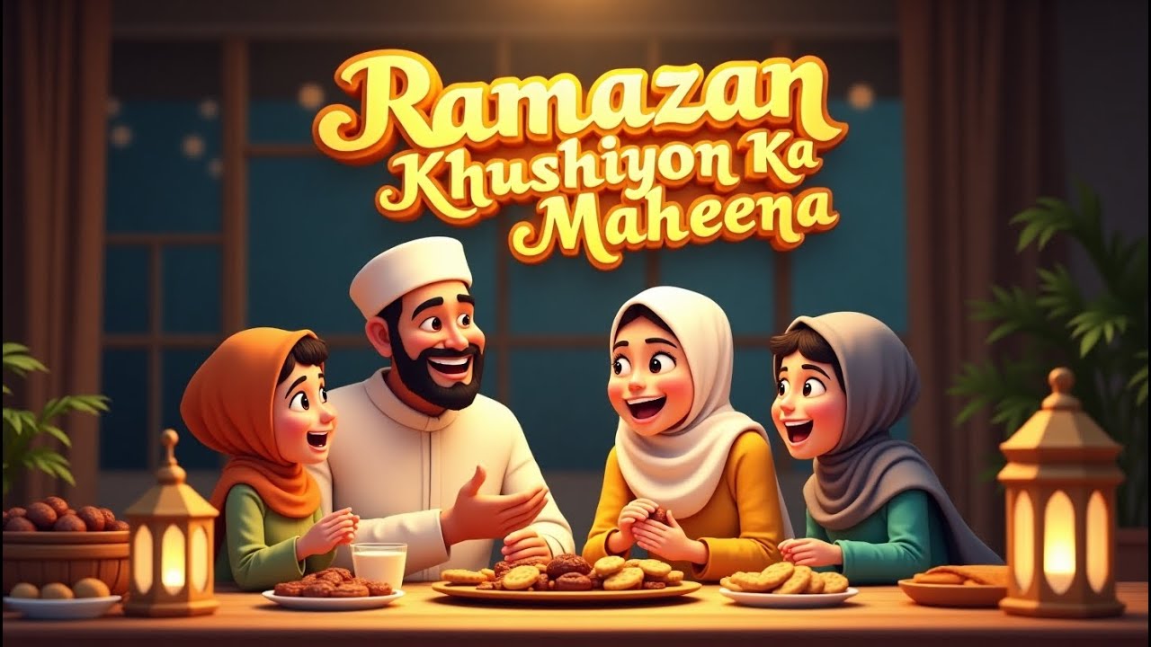 Ramazan Khushiyon Ka Maheena I Islamic Cartoons I 3D Animation Cartoon ...