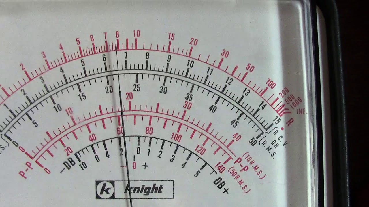Knight valve voltmeter A big Thankyou! - YouTube