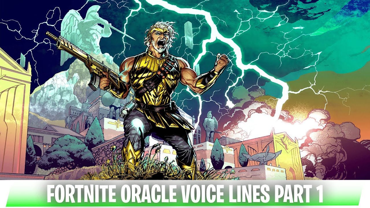 Fortnite Ch5 S2 Oracle Dialogue/Audio Logs/Voicelines Part 1 - YouTube