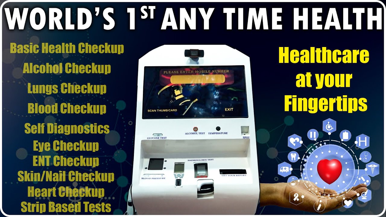 Anytime Clinic Machine At Pranaam Hospital | India's First Health ATM ...