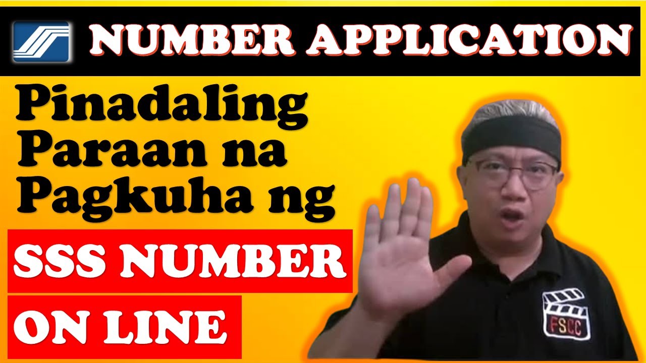 🔴 HOW TO APPLY FOR SSS NUMBER ONLINE - YouTube