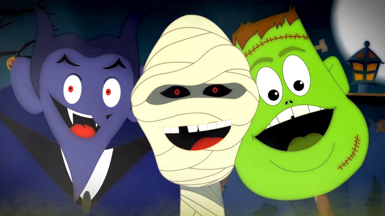 Hello It's Halloween | Spooky Nursery Rhymes for Kids | Scary Cartoon ...