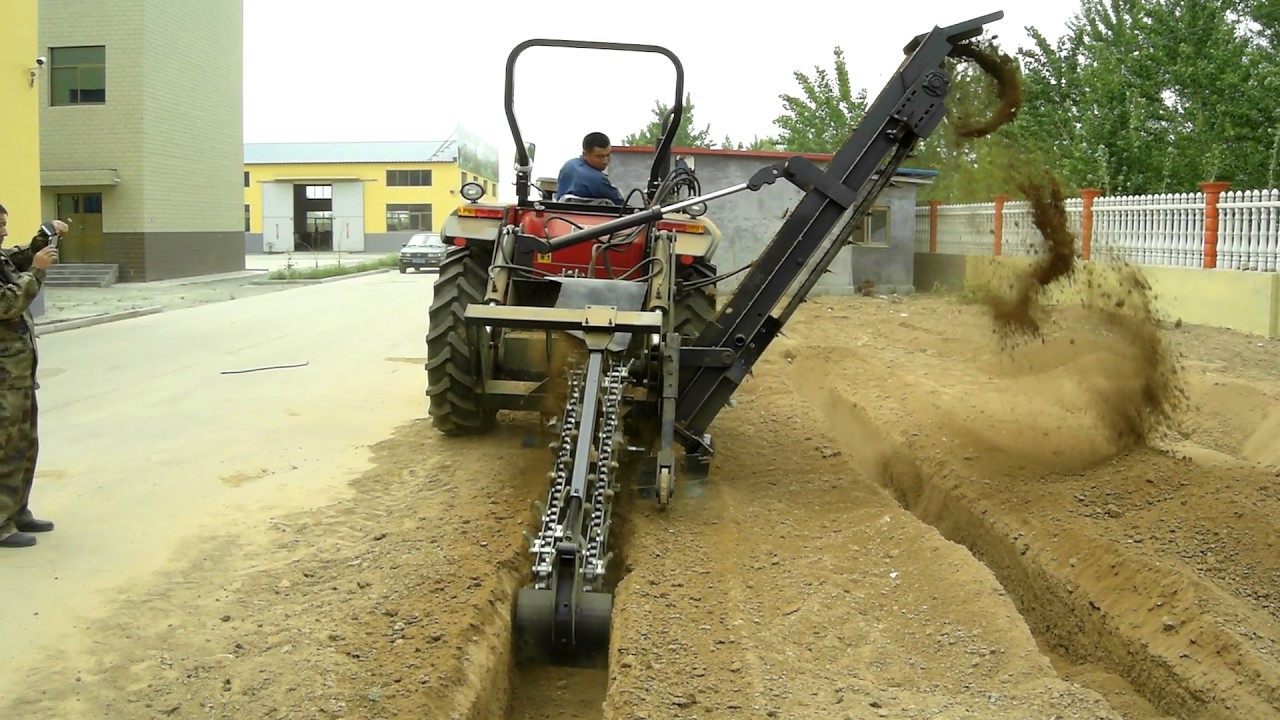 Hot!!! TRENCHING & SELF-LOADING MACHINE FROM FACTORY - YouTube