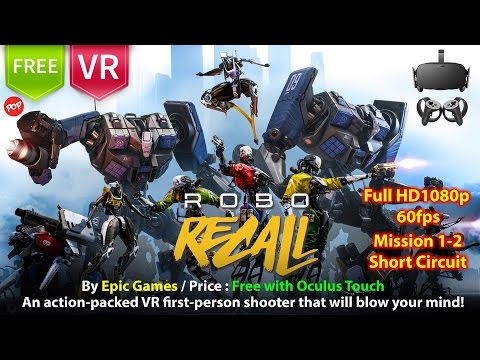 Robo Recall Full HD 1080p 60 fps for Oculus Rift + Touch - Zone 1 ...
