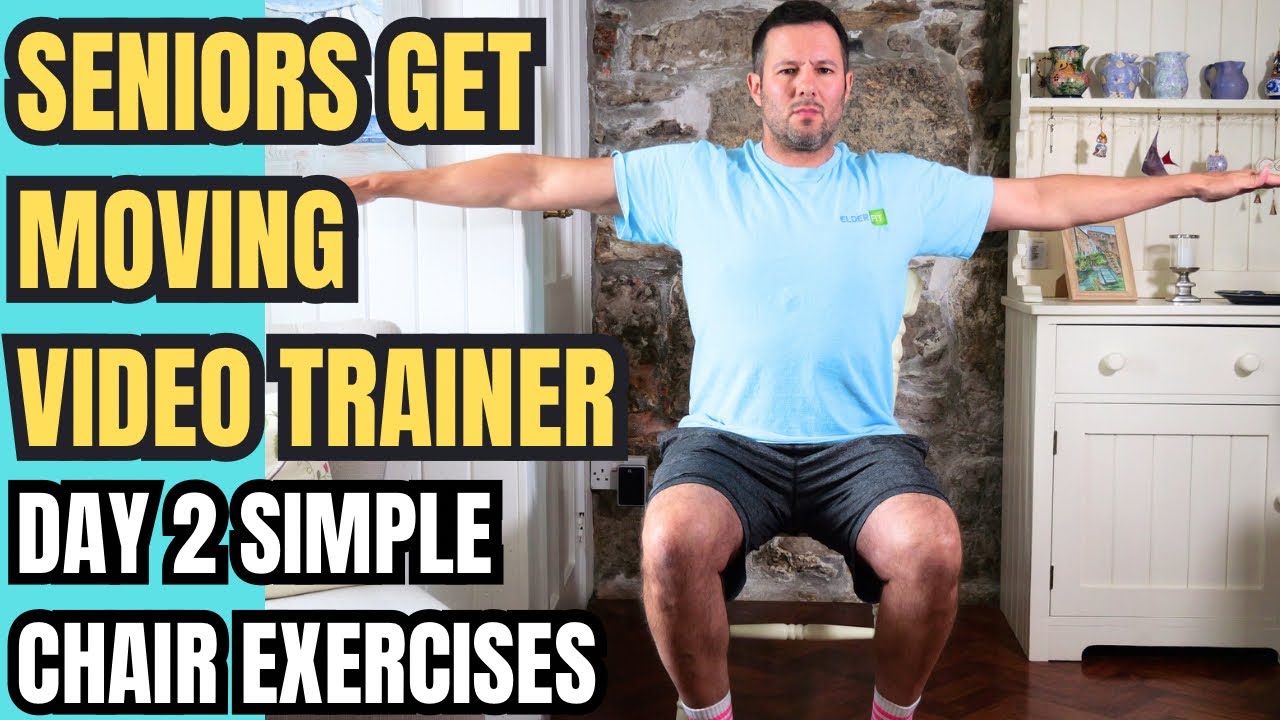 Easy Chair Exercises for Seniors - Strength & Mobility Workout - Day 2 ...