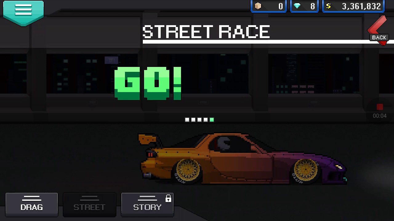 Pixel Car Racer Street Touge RX-7 Tune - YouTube