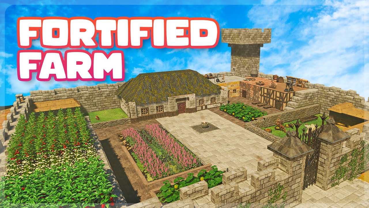 How to Build a Fortified Farm Base | Enshrouded - YouTube