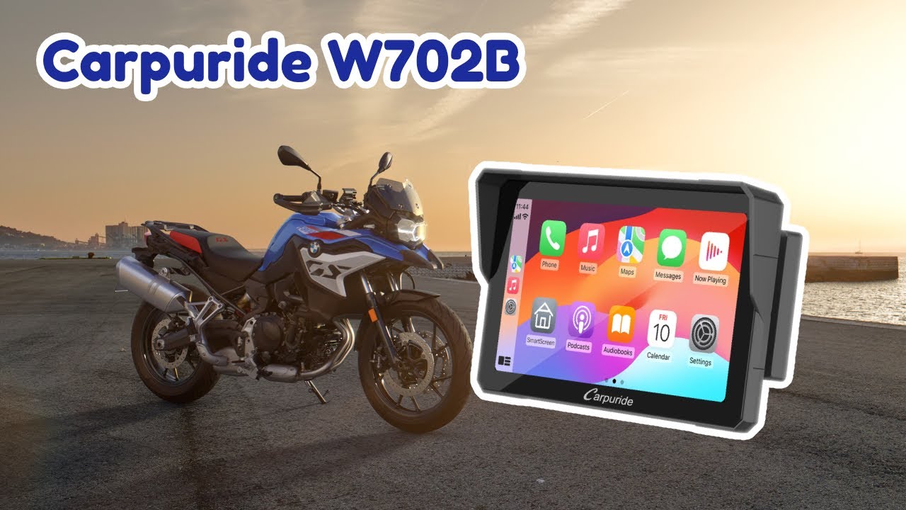 Carpuride W702B - BMW Motorcycles Bracket | Apple CarPlay / Android ...
