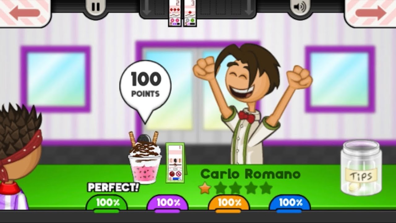 Papa's Freezeria To Go! - Carlo Romano & Hazelnut Swizzles - YouTube