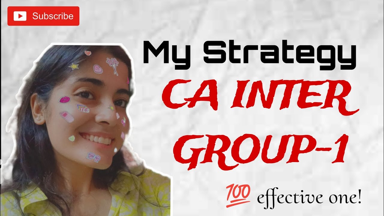 My CA Inter Group1 Strategy | Sure Shot Results || CA Aspirant 📍 - YouTube