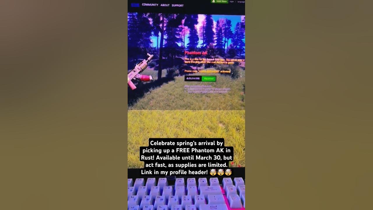 FIND PHANTOM AK IN RUST💖 #rust #cs2 #rustshorts #cs2clips #rustclips #cs2moments #rustskins ...