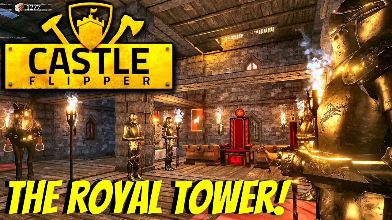 *New* Epic Royal Tower For The New Queen! | Castle Flipper | Building ...