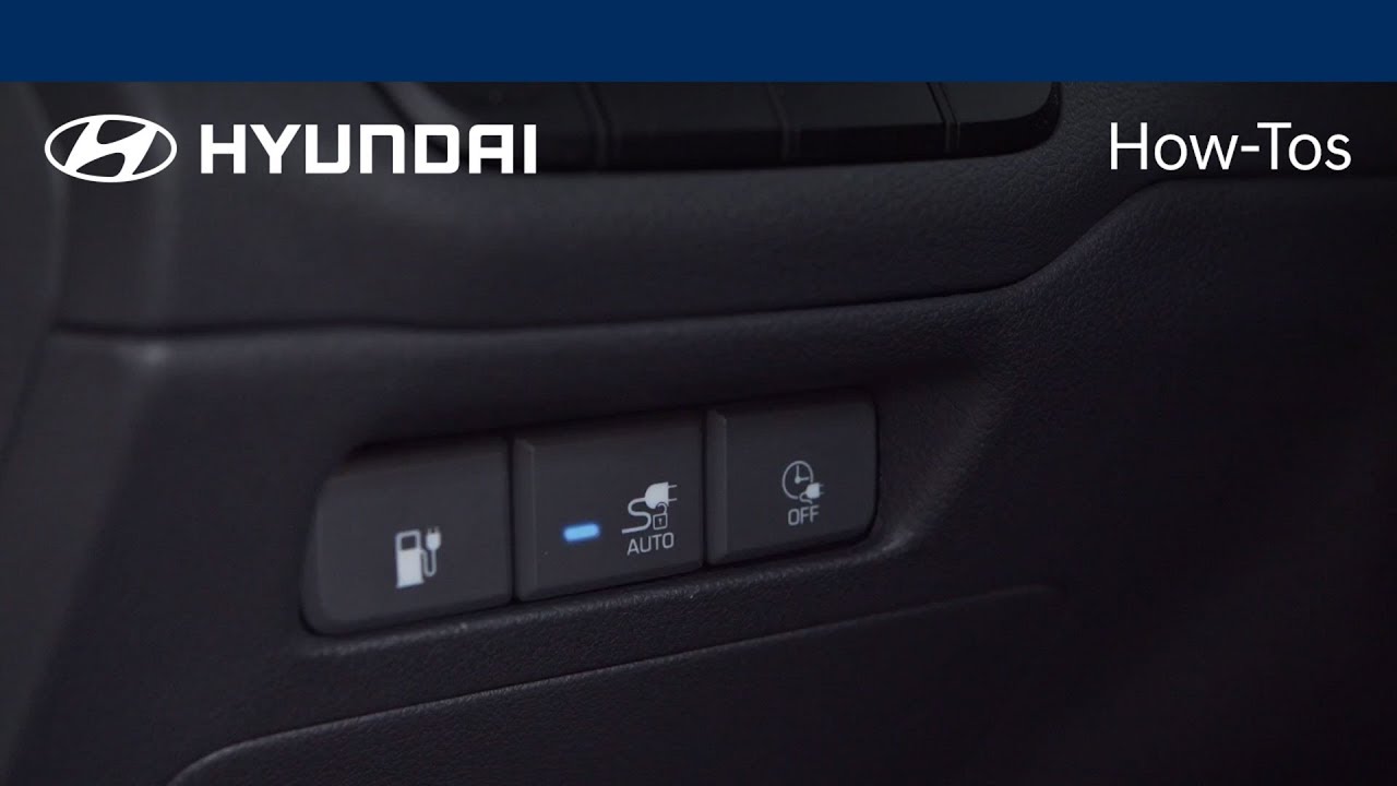 How to Use the Charging Connector Auto Lock Mode Button | Hyundai ...