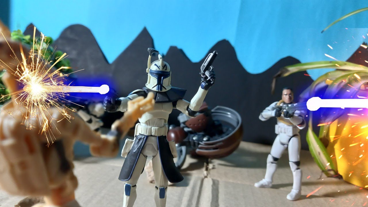 star wars stop motion the clone wars ep.5 español ( rex films studio ...