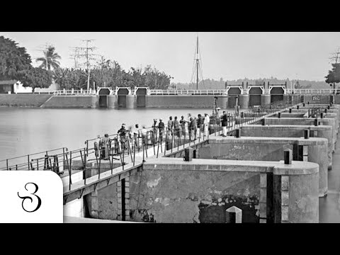 Video Asli Rolak Songo Mojokerto tahun 1923 - Renovasi Bendung Lengkong Sungai Brantas [ID SUB]