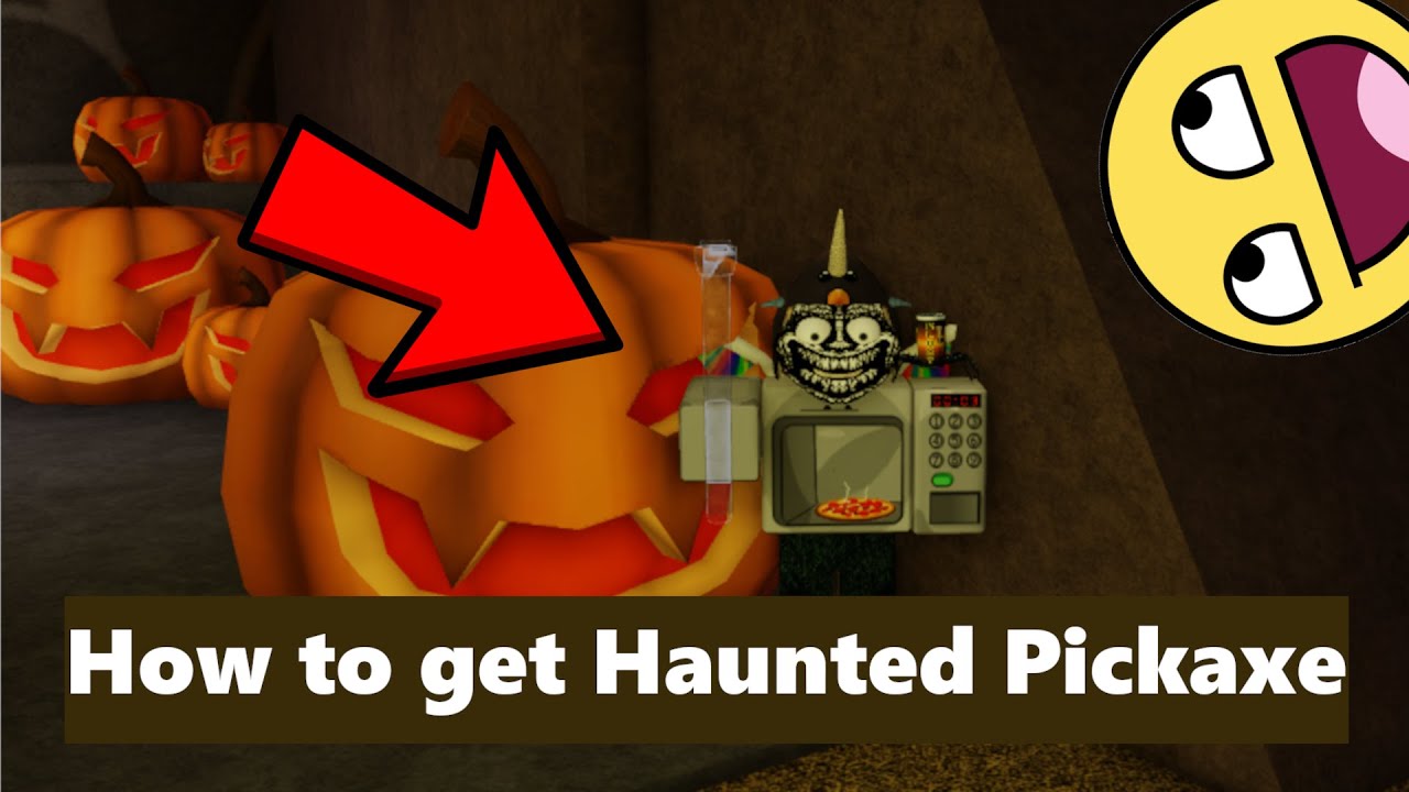 How to get the Haunted Pickaxe (Refinery Caves [🎃] ) - YouTube