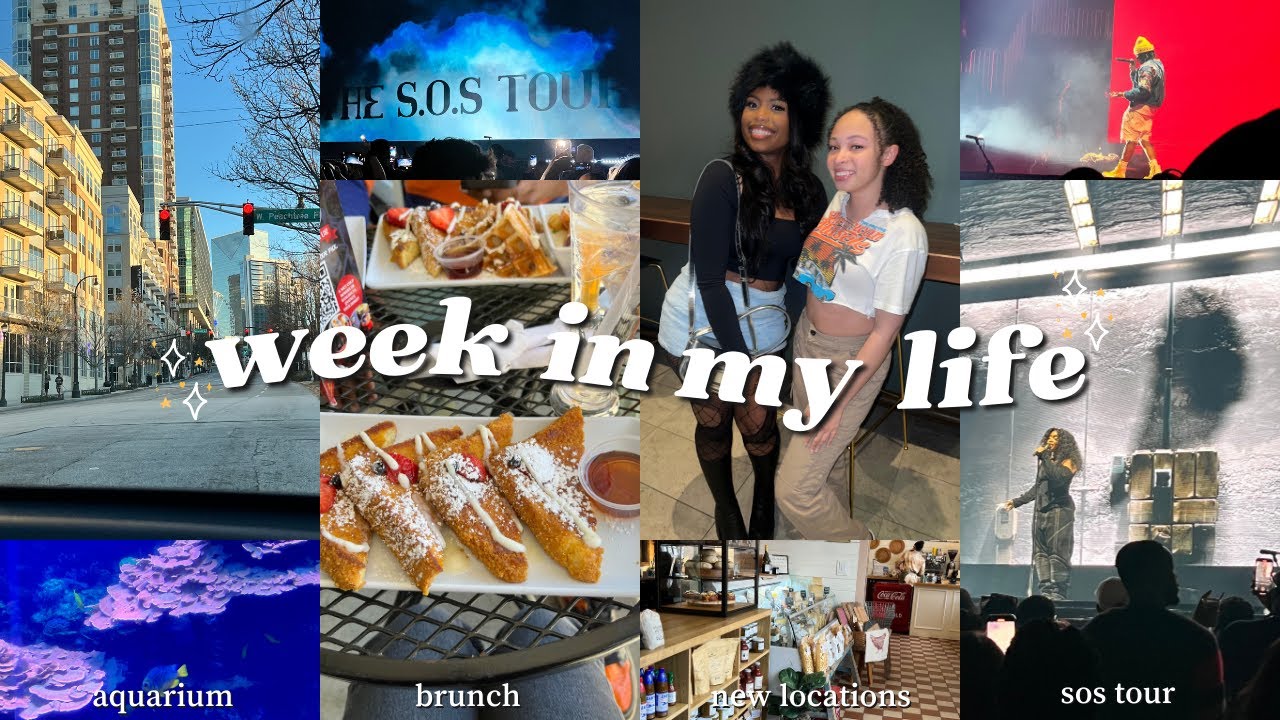 WEEKLY VLOG | 48 hours in atl, sza concert, meeting internet friends ...