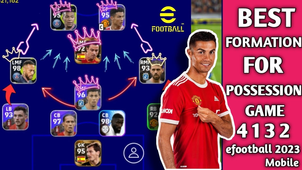4132 Formation Guide: How to get it in efootball 2023 mobile - YouTube