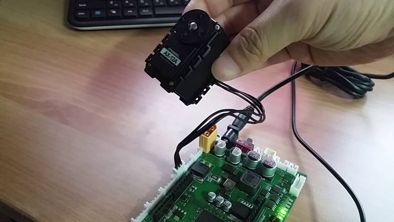 OpenCR Arduino Test - AX-12A - YouTube