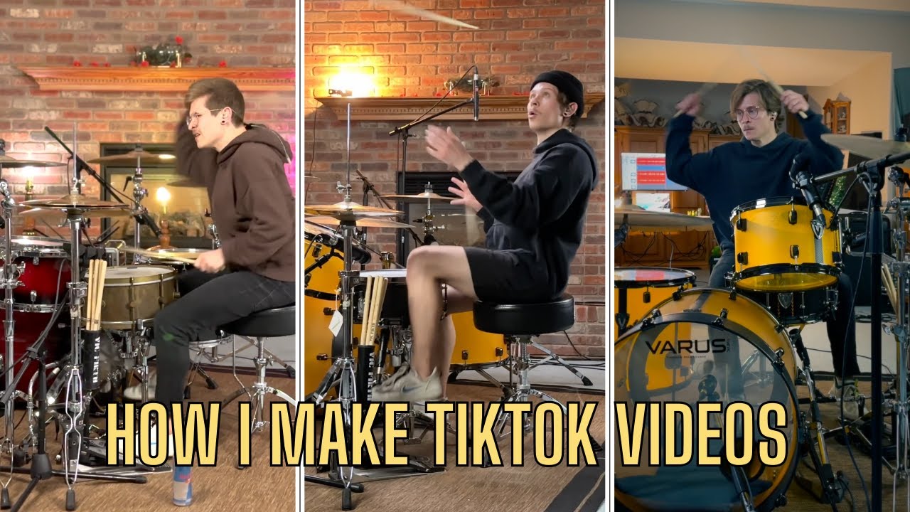 What I Use To Record Drums For TikTok - YouTube
