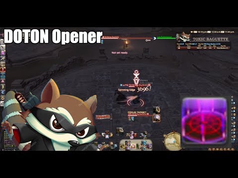 FFXIV Stormblood Rotation NINJA DOTON TenChiJin TA 6GCD : 4.2K+DPS ...