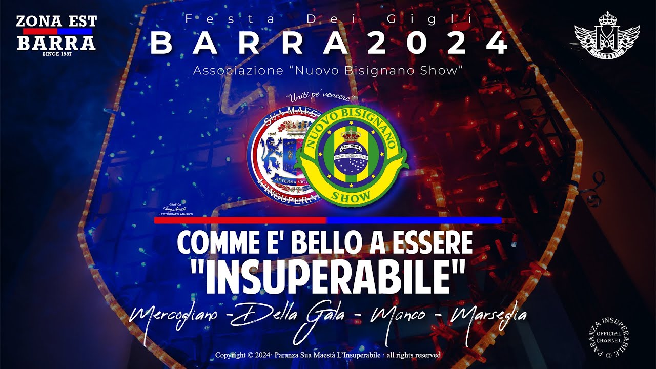 Sua Maestà L'Insuperabile - Barra 2024 "Comme è bello a essere ...